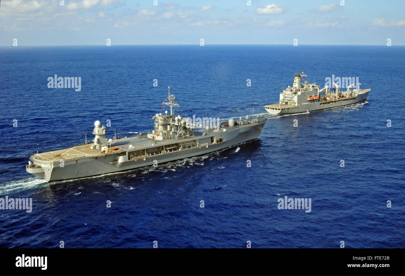 The USS Mount Whitney (LCC 20), flagship of the U.S. 6th Fleet, is ...