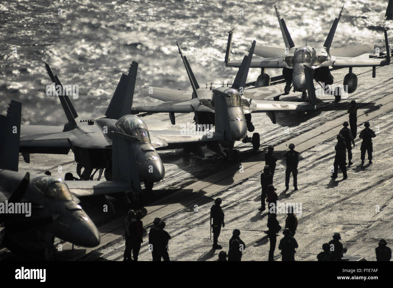 On November 5, 2013, sailors aboard the USS Nimitz (CVN 68) prepare ...