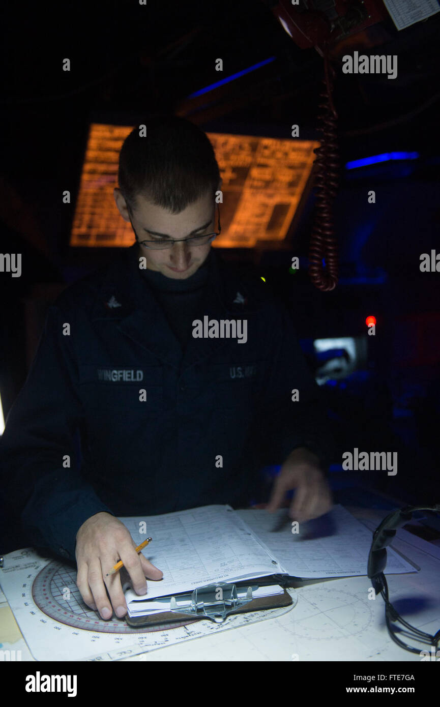 This image captures Operations Specialist 3rd Class Cody Wingfield ...