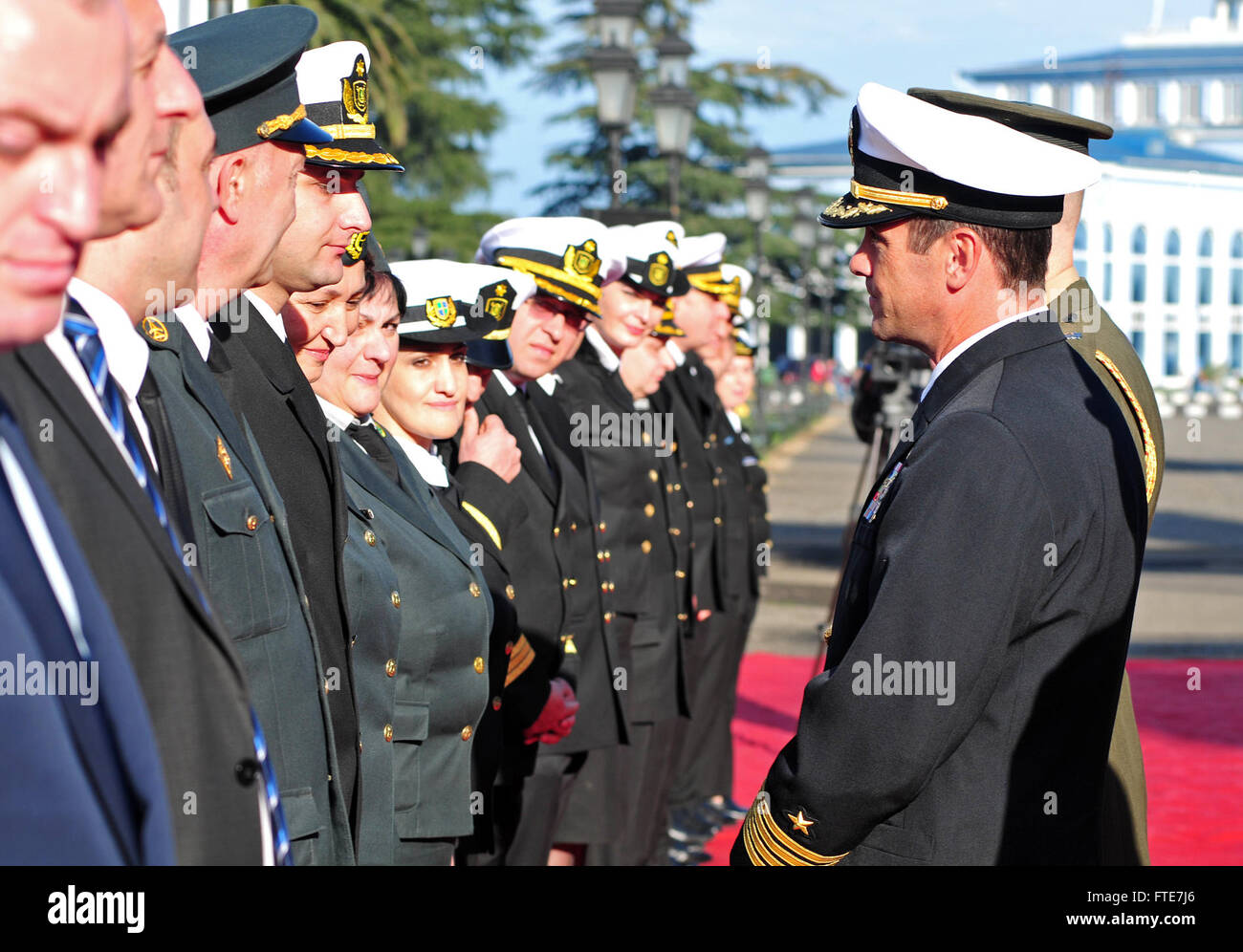 Capt. Craig Clapperton, commanding officer of the USS Mount Whitney ...