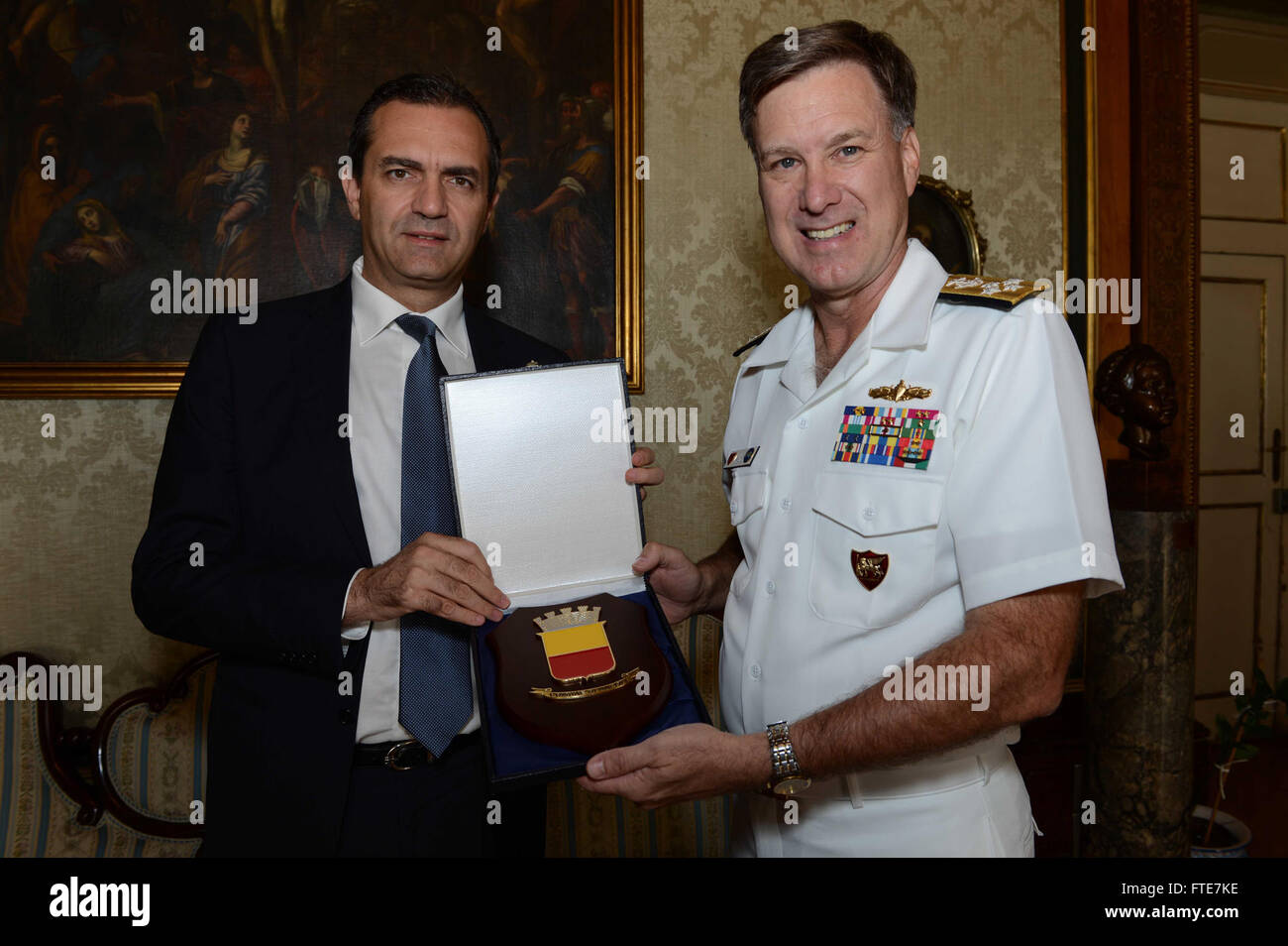 Adm. Mark Ferguson, Commander of Allied Joint Force Command and U.S ...