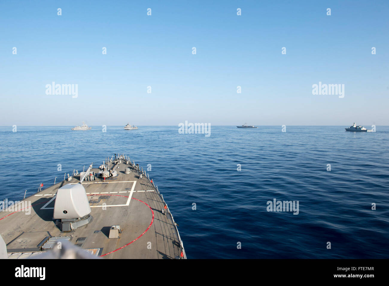 MEDITERRANEAN SEA (Nov. 13, 2013) - From left to right, the Turkish ...