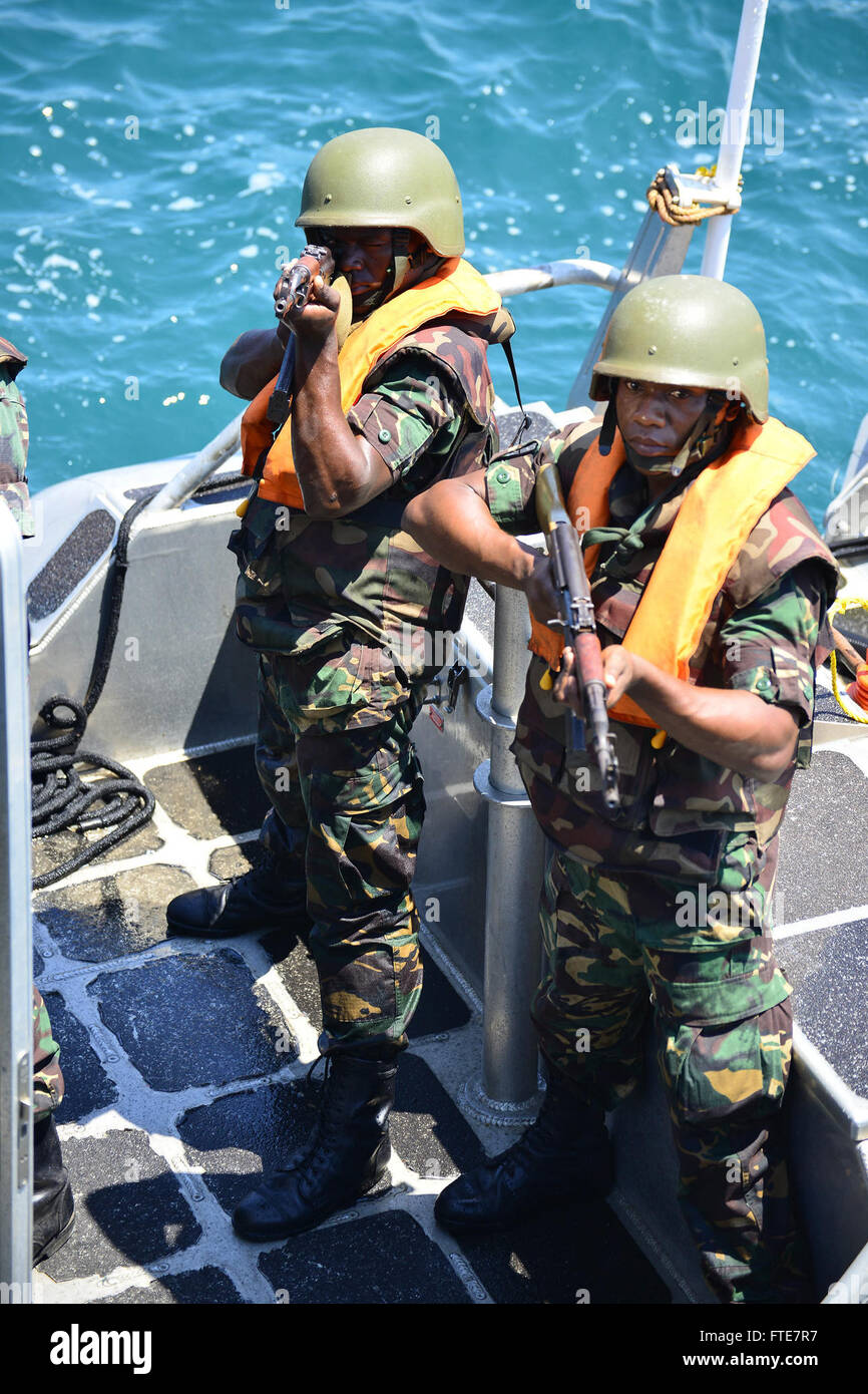 A photograph taken during Exercise Cutlass Express 2013, held in Dar es ...
