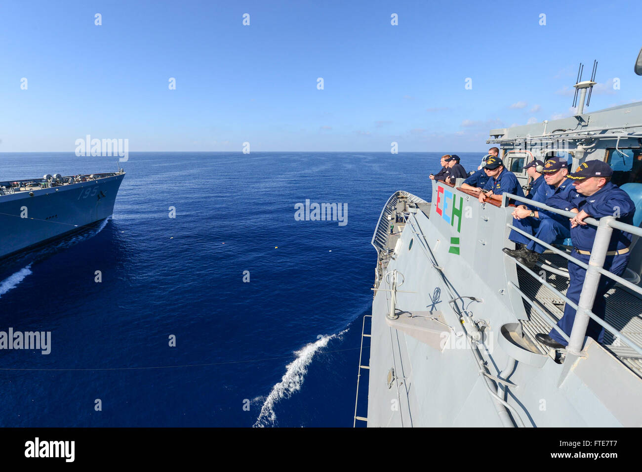 This image shows Capt. Richard Cheeseman, Capt. Thomas Kiss, and other ...