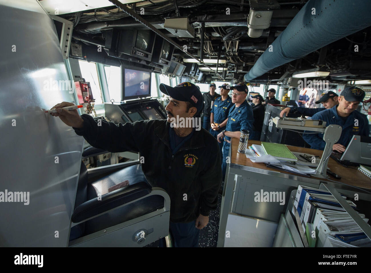 Lt.j.g. Zishan Hameed directs anti-submarine warfare training aboard ...