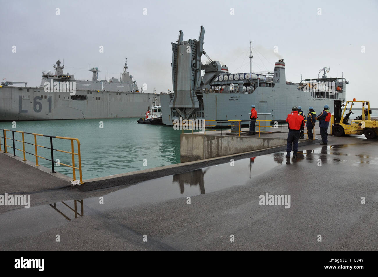 On February 13, 2014, the container ship MV Cape Ray (T-AKR 9679 ...