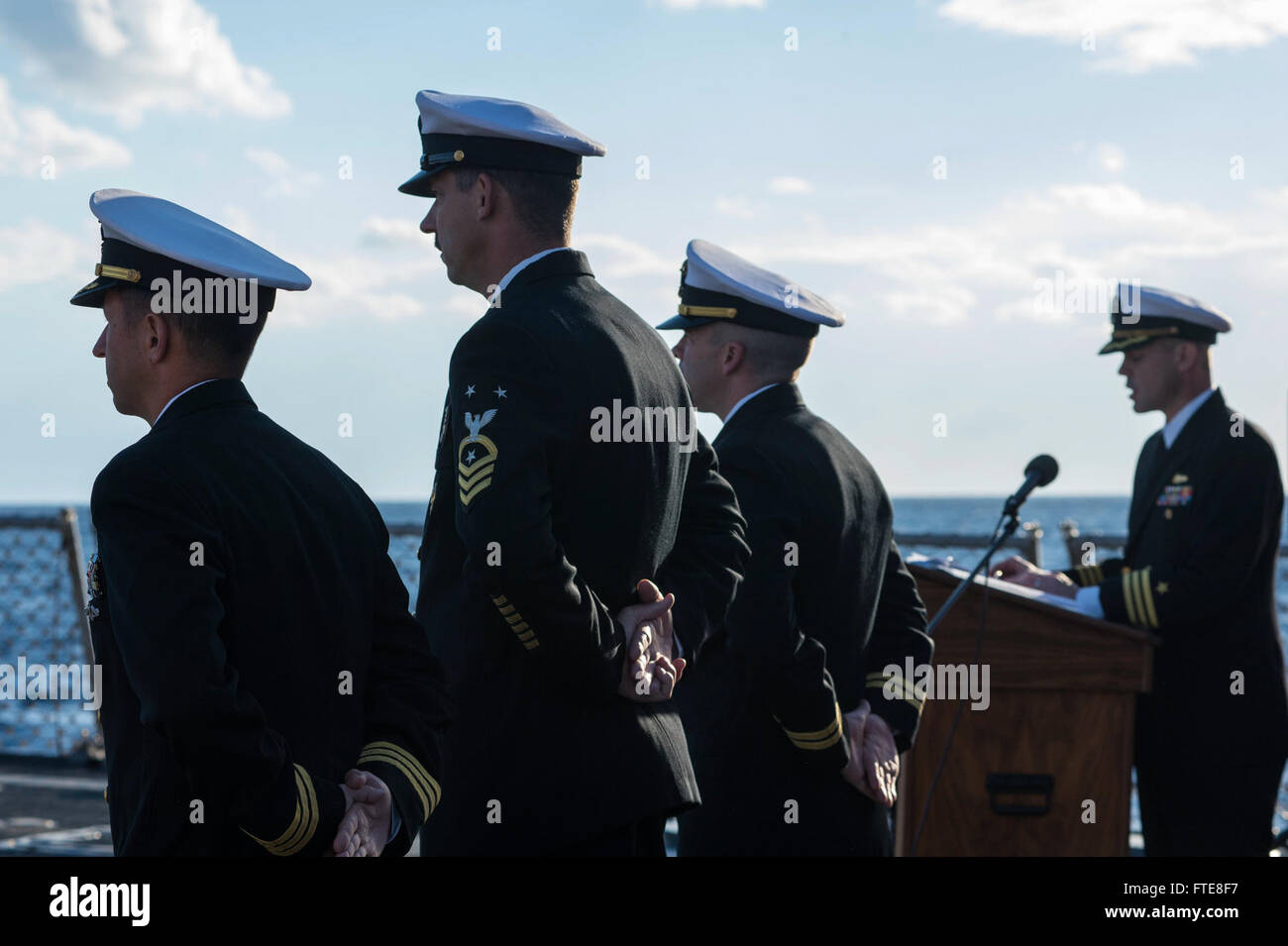 On December 10, 2013, aboard the USS Ramage (DDG 61), Cmdr. Dave Stoner ...