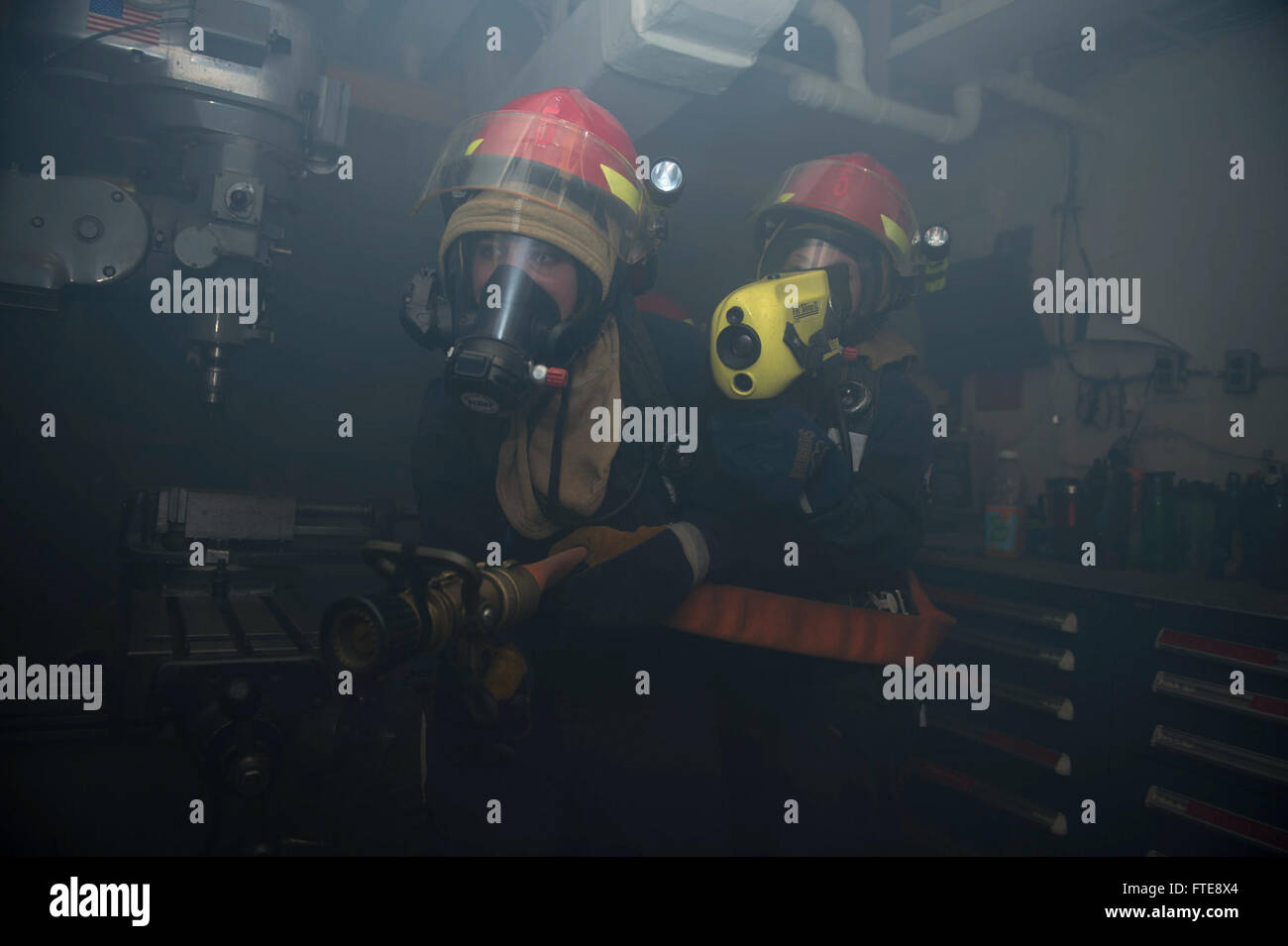 Gas turbine technician mechanical fireman hi-res stock photography and ...