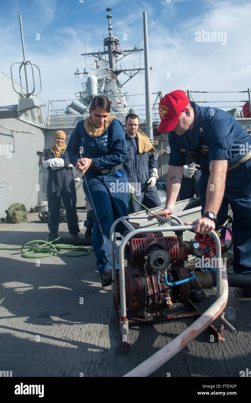 MEDITERRANEAN SEA (Jan. 07, 2014) - Chief Damage Controlman Adam ...