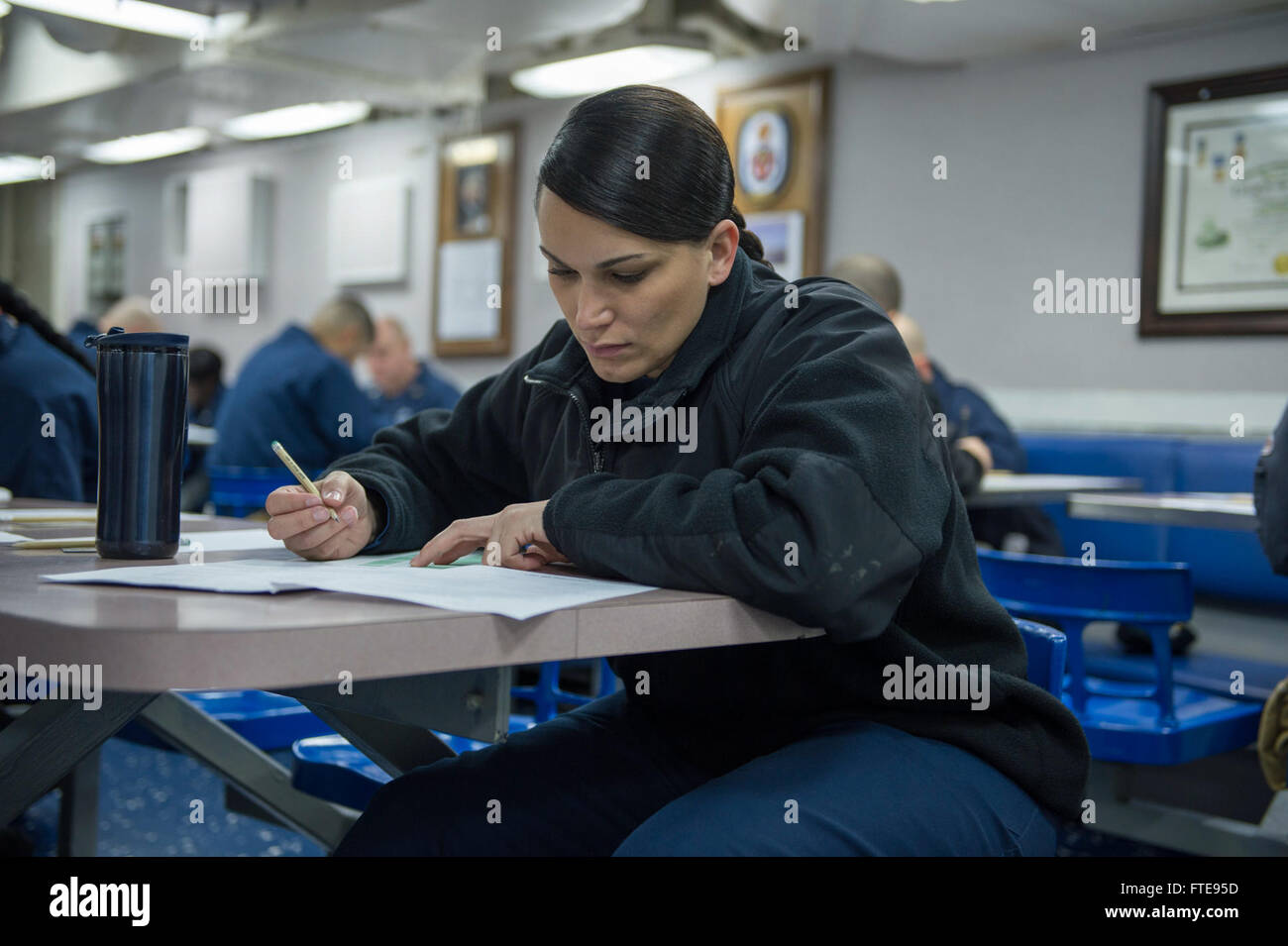 Yeoman 1st Class Mayra Nutter takes the Navy-wide chief petty officer ...