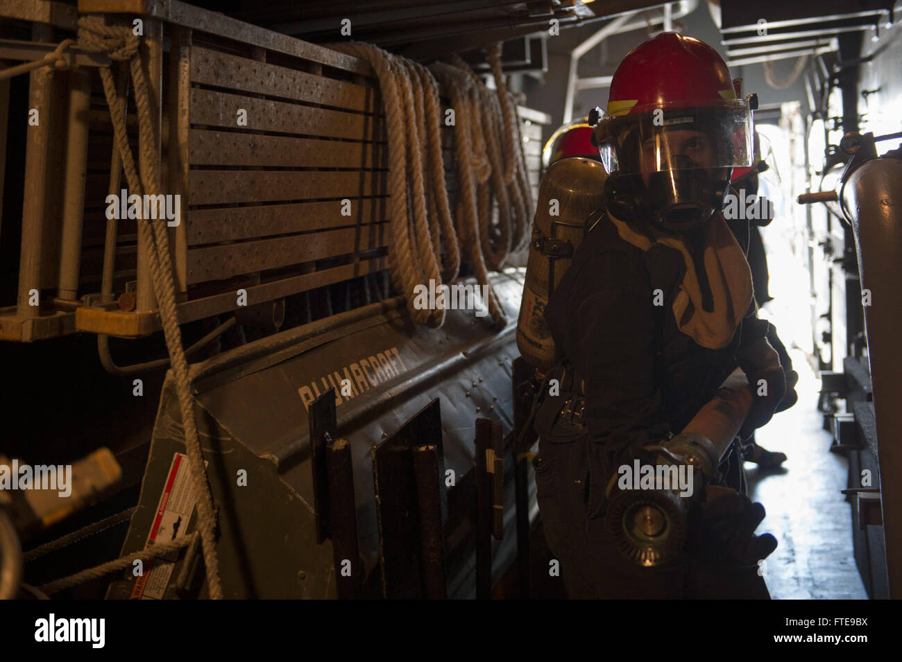 Hull Maintenance Technician Fireman High Resolution Stock Photography ...