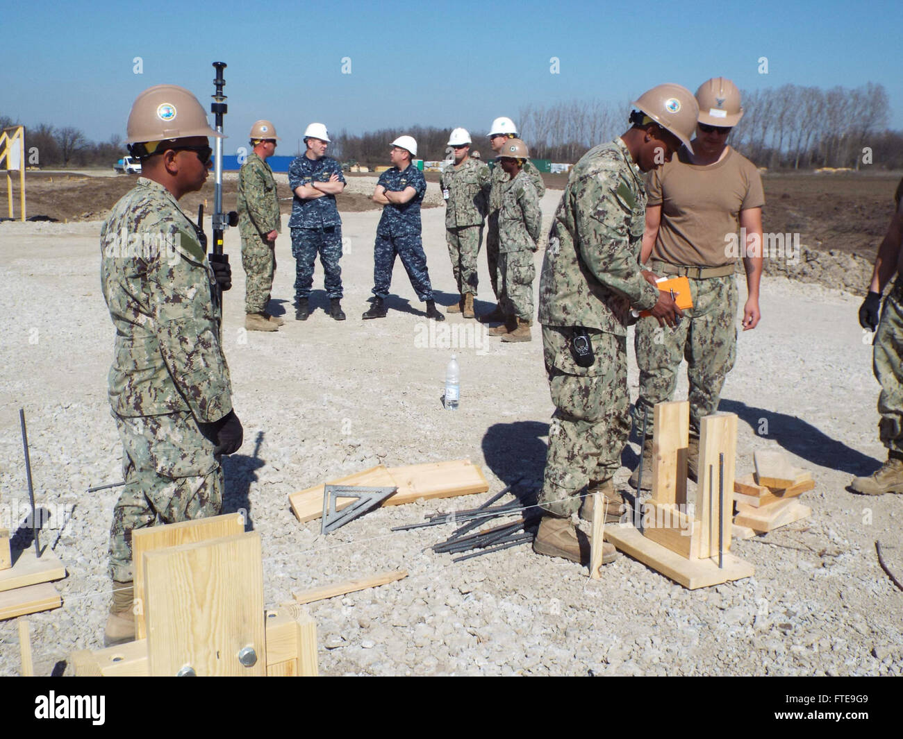 This 2014 image from Deveselu Air Base in Romania shows U.S. Navy ...