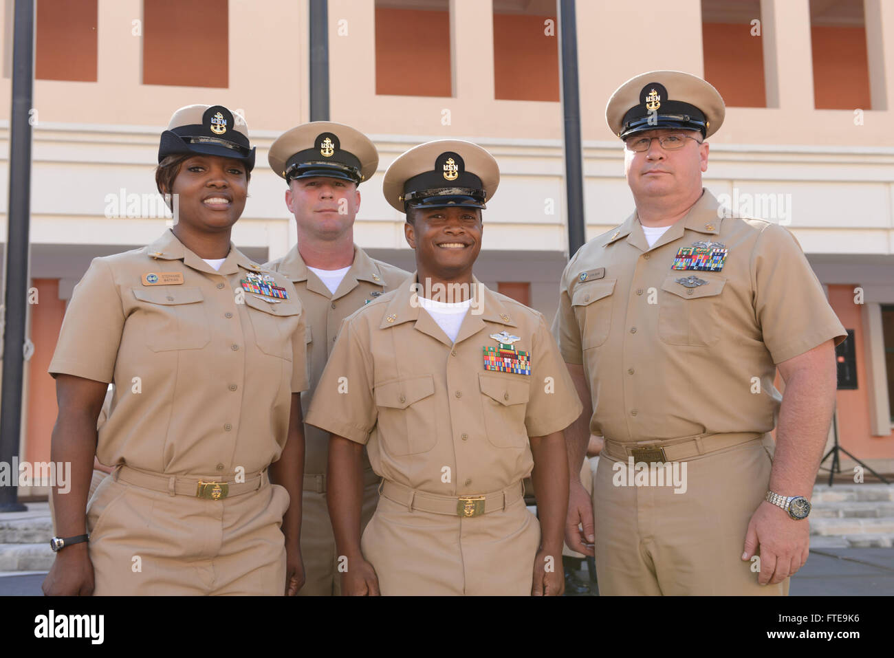 The Chief Petty Officer (CPO) pinning ceremony at Naval Support ...