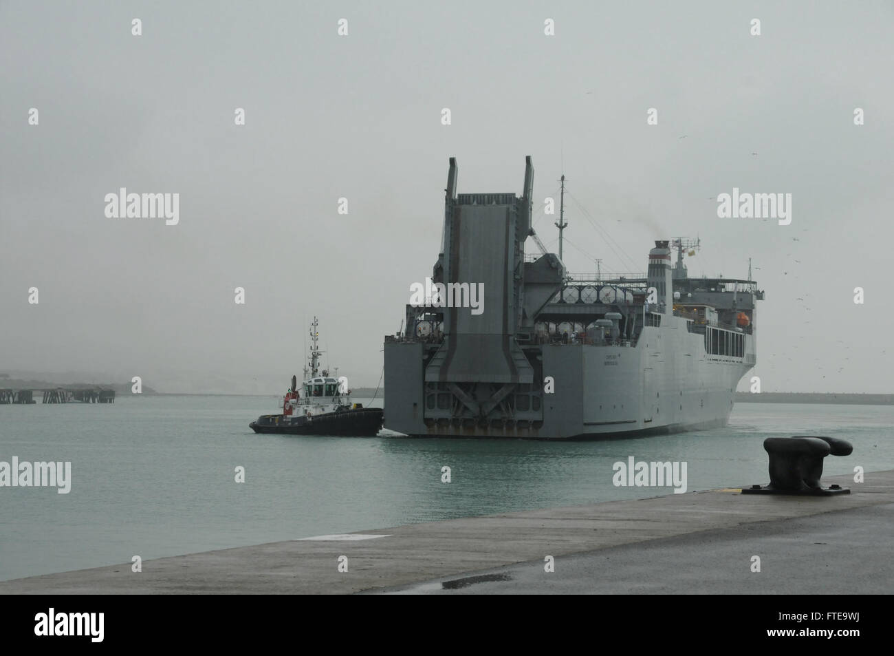 The container ship MV Cape Ray (T-AKR 9679) arrives at Naval Station ...