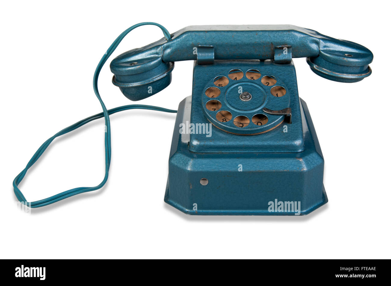 Retro Phone - Vintage Telephone isolated on White Background Stock ...