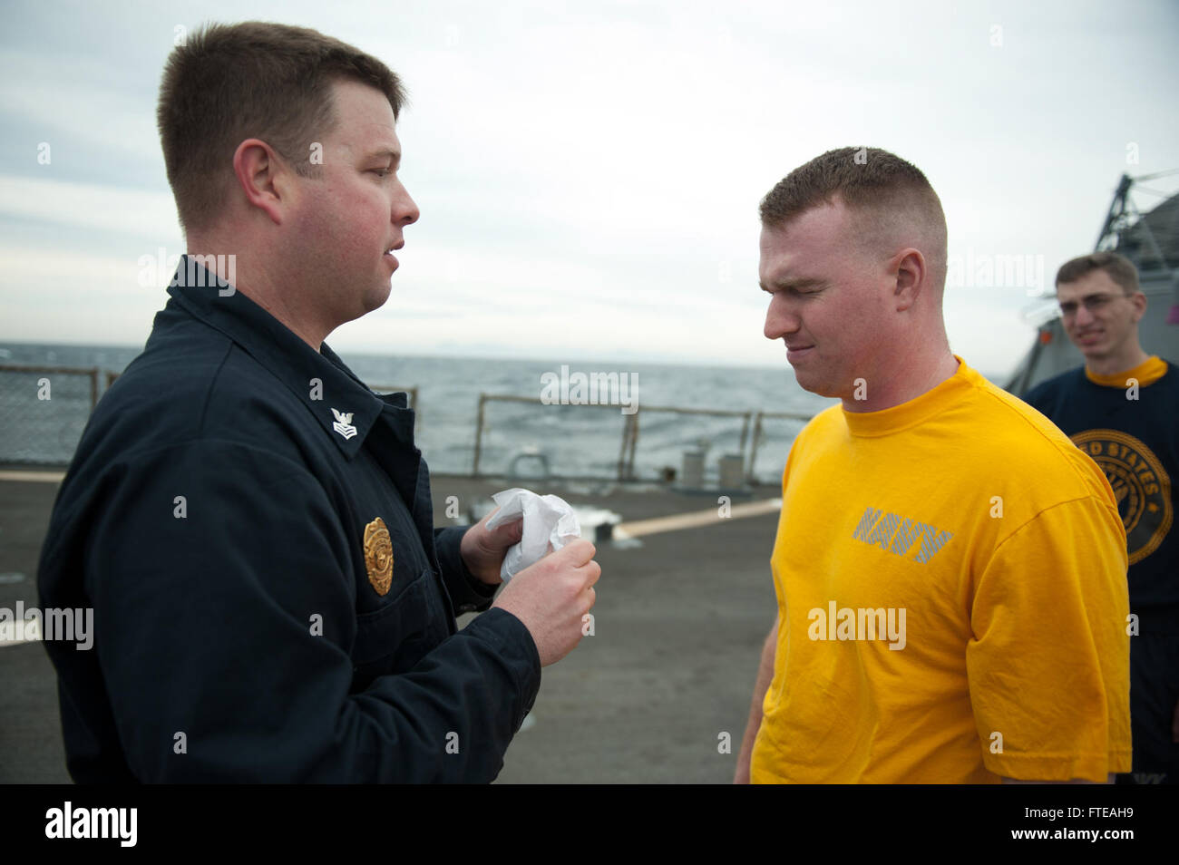This image captures Master-at-Arms 1st Class Matthew Labiak ...