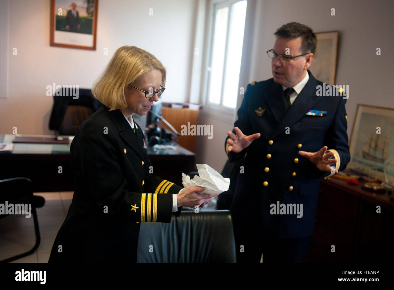 140303-N-WD757-107 MARSEILLE, France (March 3, 2014) – Capt. Frederic ...