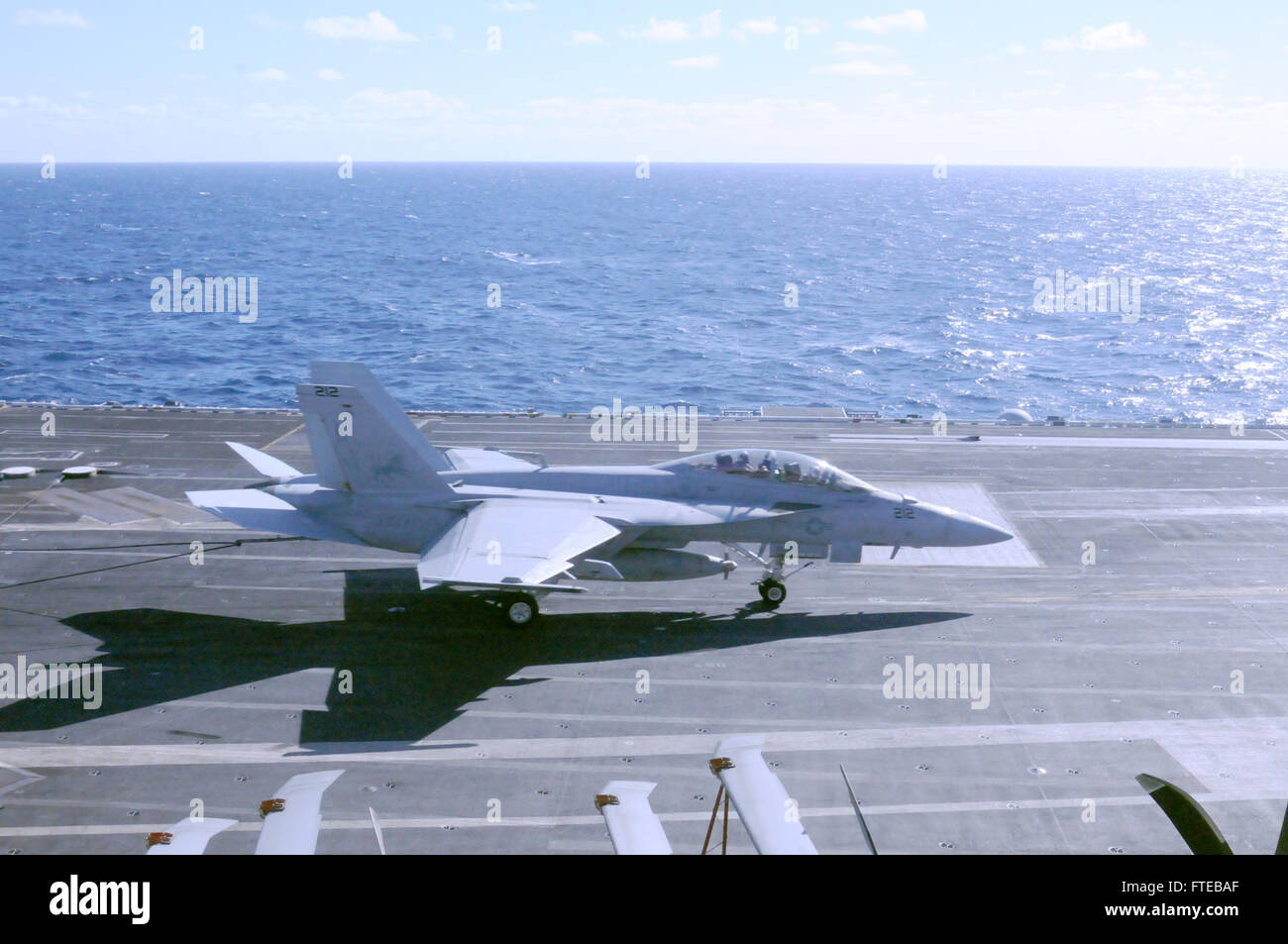 Super hornet lands on hi-res stock photography and images - Alamy