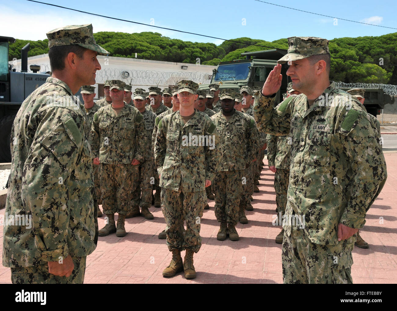Seabee commanding officer hi-res stock photography and images - Alamy