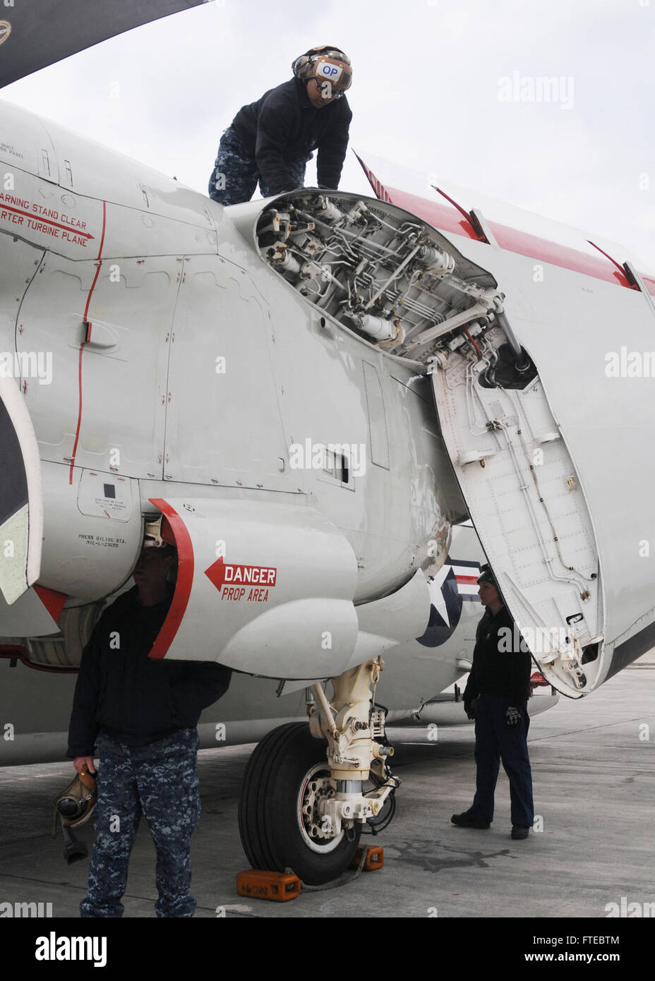 Aviation Electrician's Mate 1st Class Dave Stiles and members of the ...