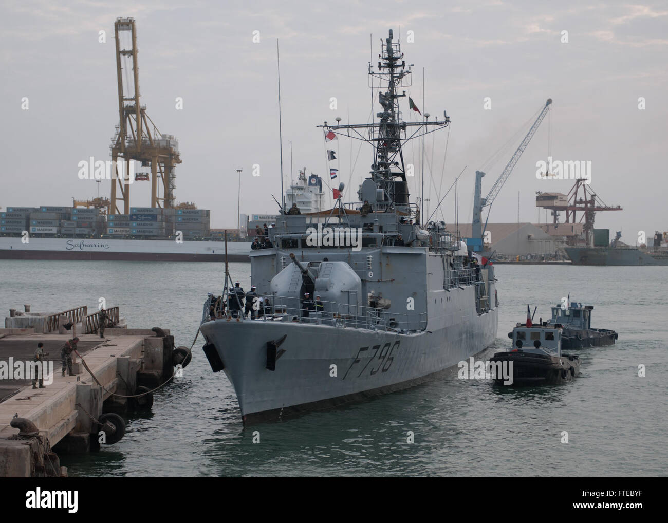The French patrol ship Commandant Birot (F 796) returns to Dakar after ...