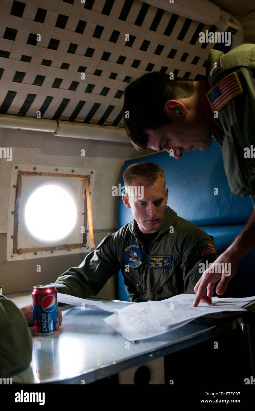 U.S. Navy Sailors from Patrol Squadron 9 (VP-9), also known as the ...