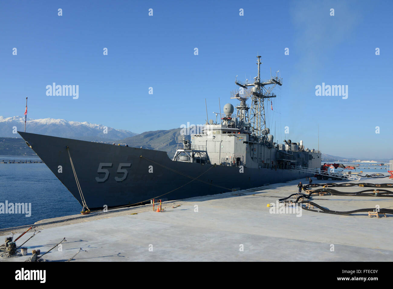 On February 16, 2014, the USS Elrod (FFG-55), an Oliver Hazard Perry ...