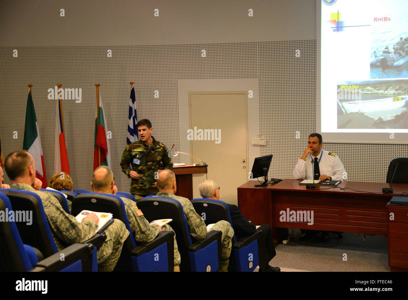 U.S. Navy photo showing NATO Maritime Interdiction Operational Training ...