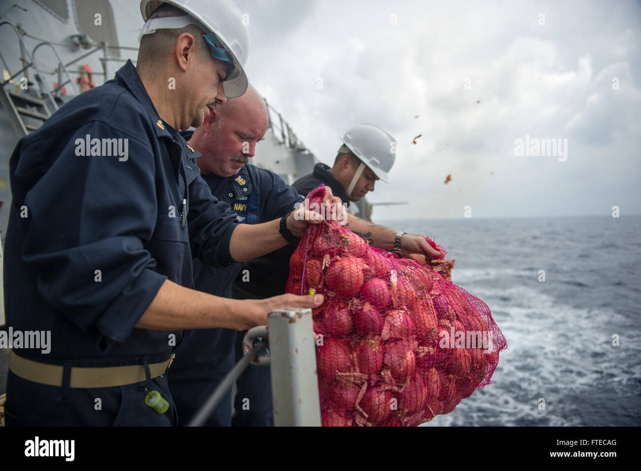 Crew aboard uss roosevelt hi-res stock photography and images - Alamy