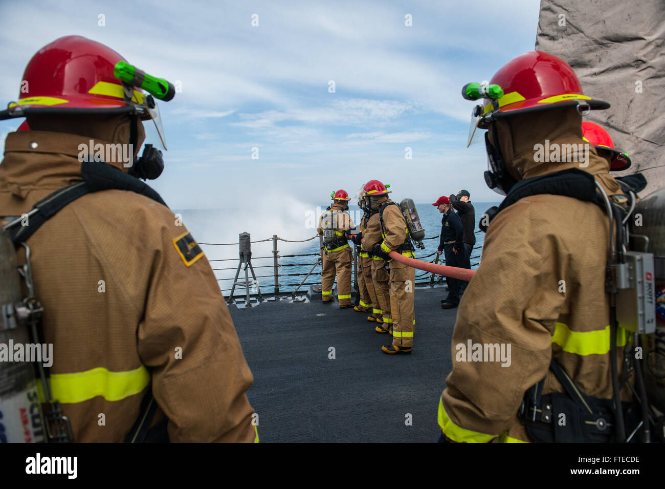 BLACK SEA (March 19, 2014) - Bulgarian Naval Academy cadets receive ...