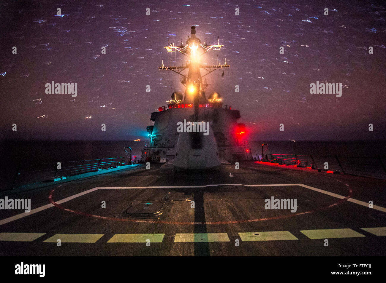 The USS Donald Cook (DDG 75), an Arleigh Burke-class guided-missile ...