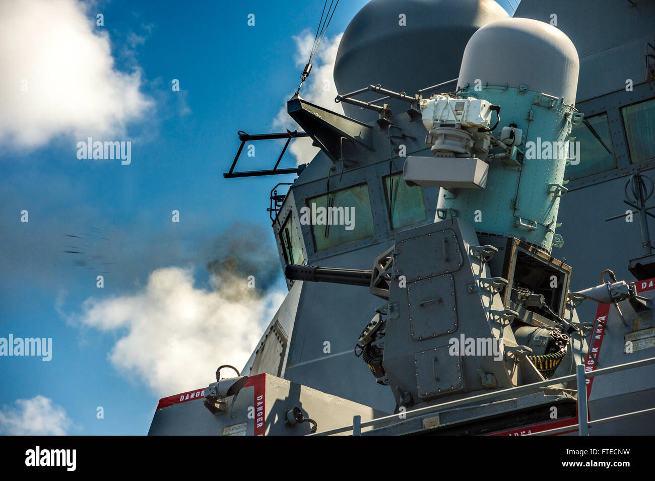 This image captures the USS Donald Cook (DDG 75), an Arleigh Burke ...