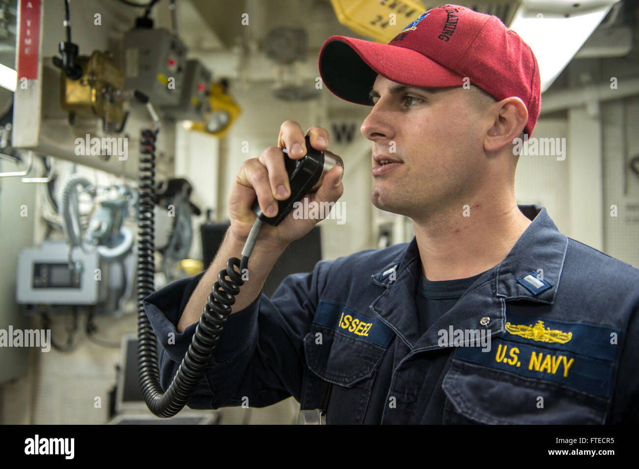 140326-N-KE519-018 MEDITERRANEAN SEA (March 26, 2014) - Lt. j.g ...