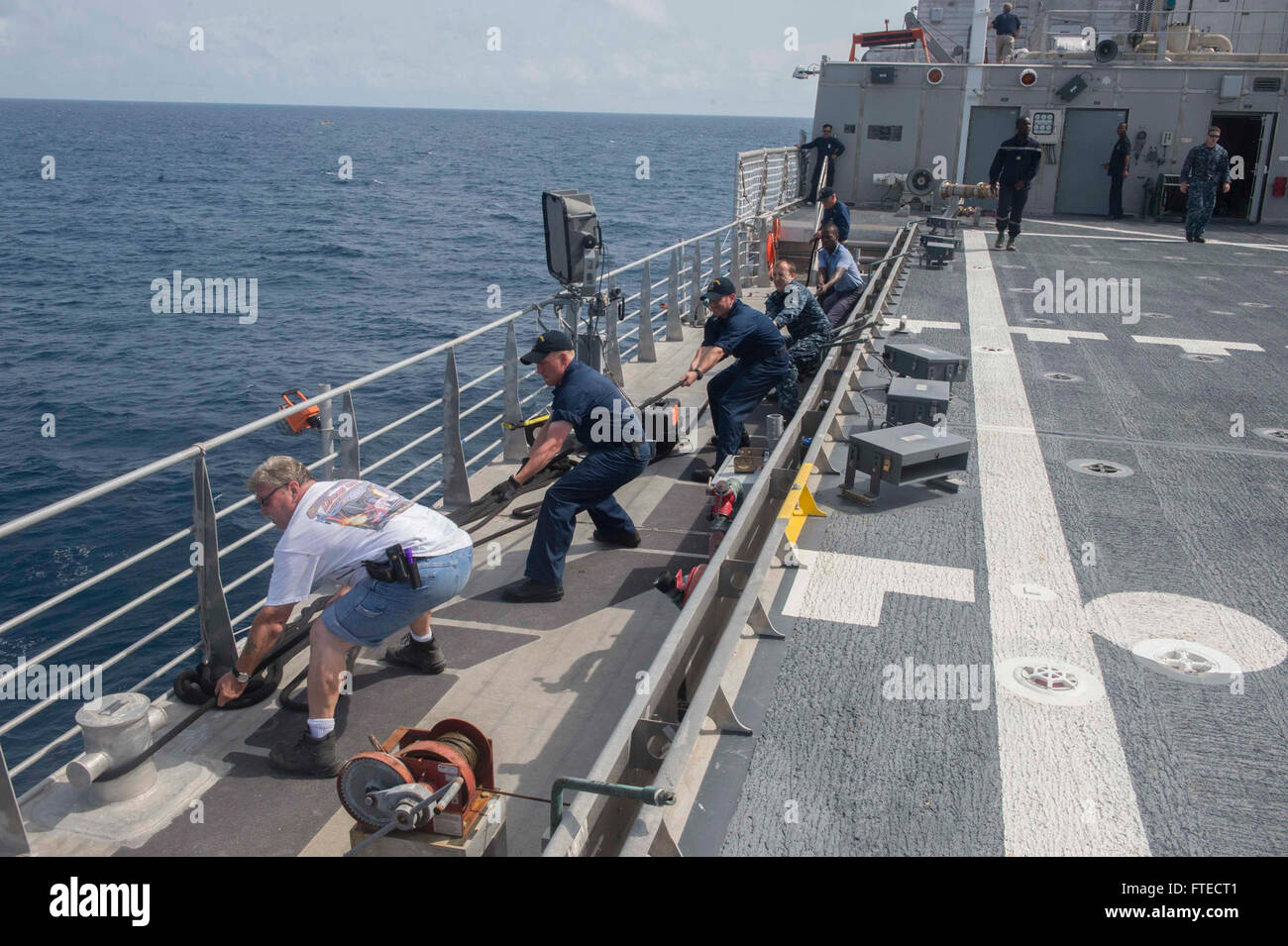 On March 27, 2014, the U.S. Navy's high-speed vessel USNS Spearhead ...