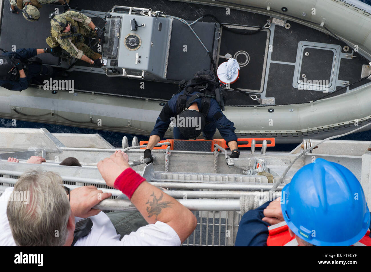 Combined maritime law enforcement operation hi-res stock photography ...