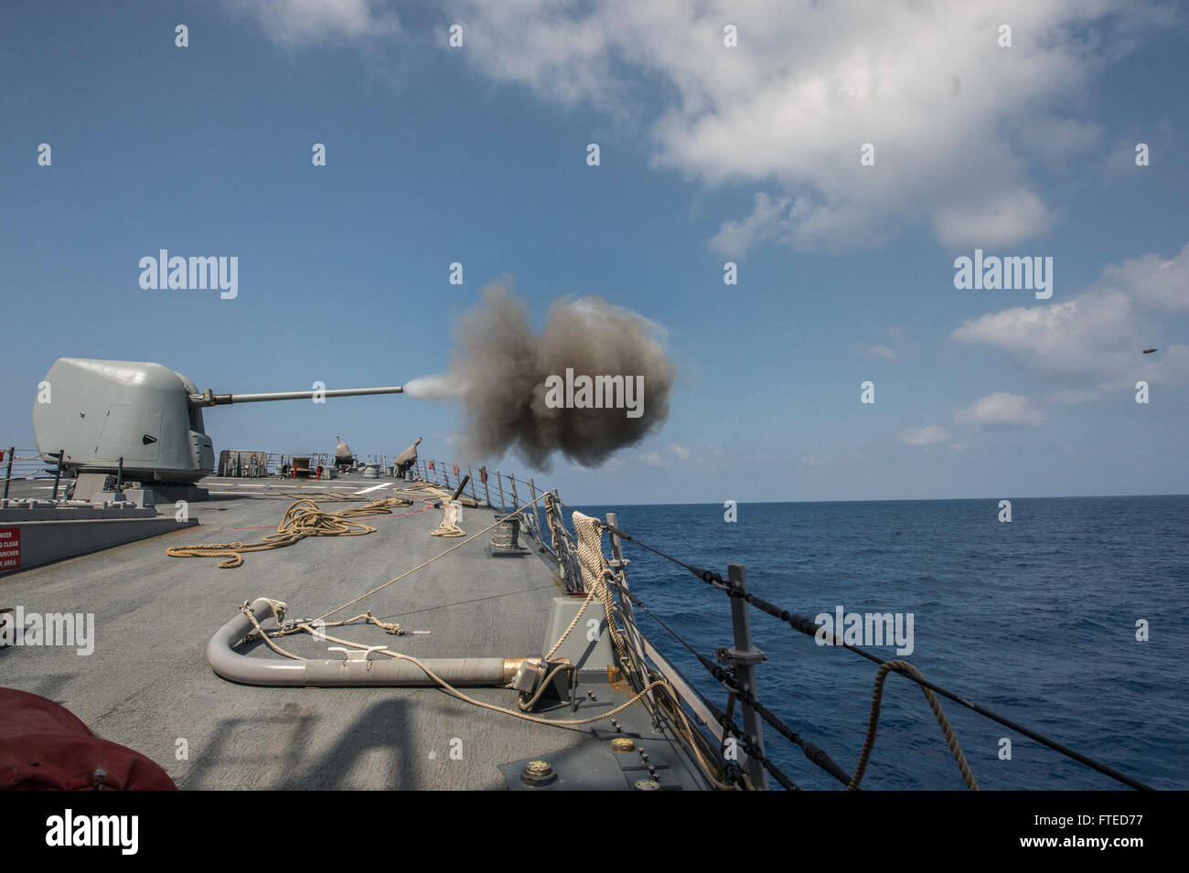 The USS Donald Cook (DDG 75), an Arleigh Burke-class guided-missile ...