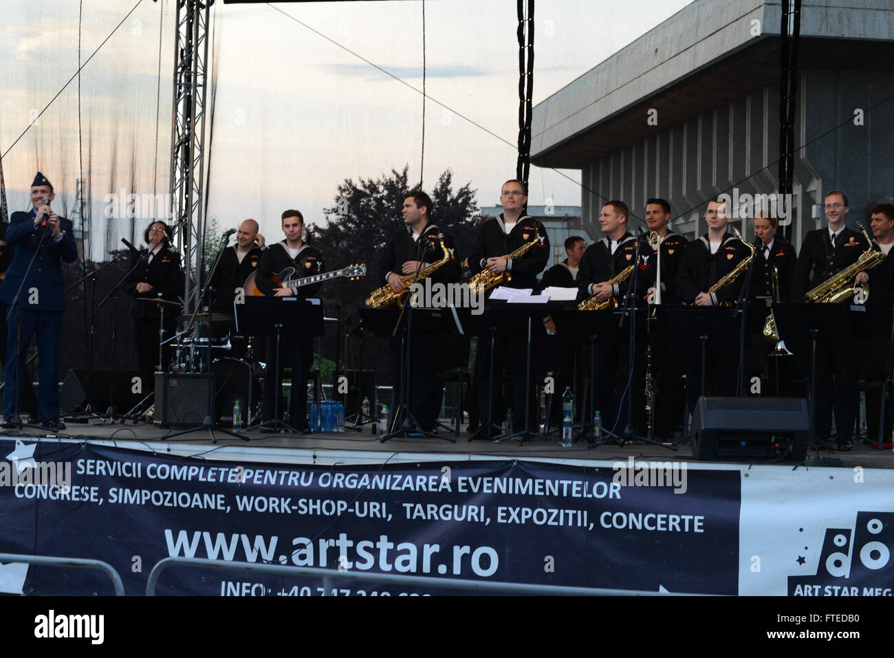 On May 9, 2015, the U.S. Navy's 'Jazz Diplomats' performed in Slatina ...