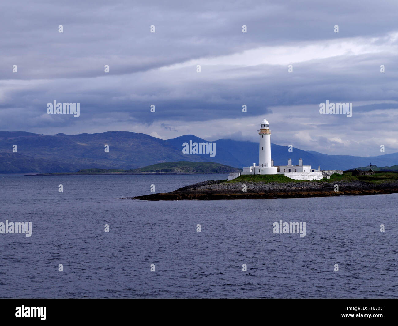 Eilean Musdile lighthouse in the Hebrides, Scotland Stock Photo - Alamy
