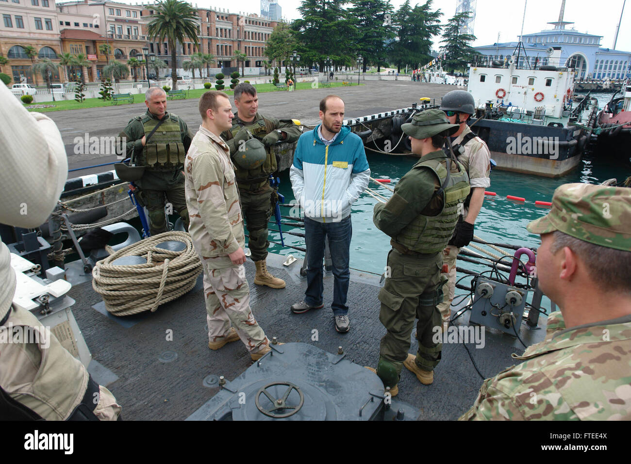 This U.S. Navy photo from May 9, 2014, shows the USS Taylor (FFG 50 ...