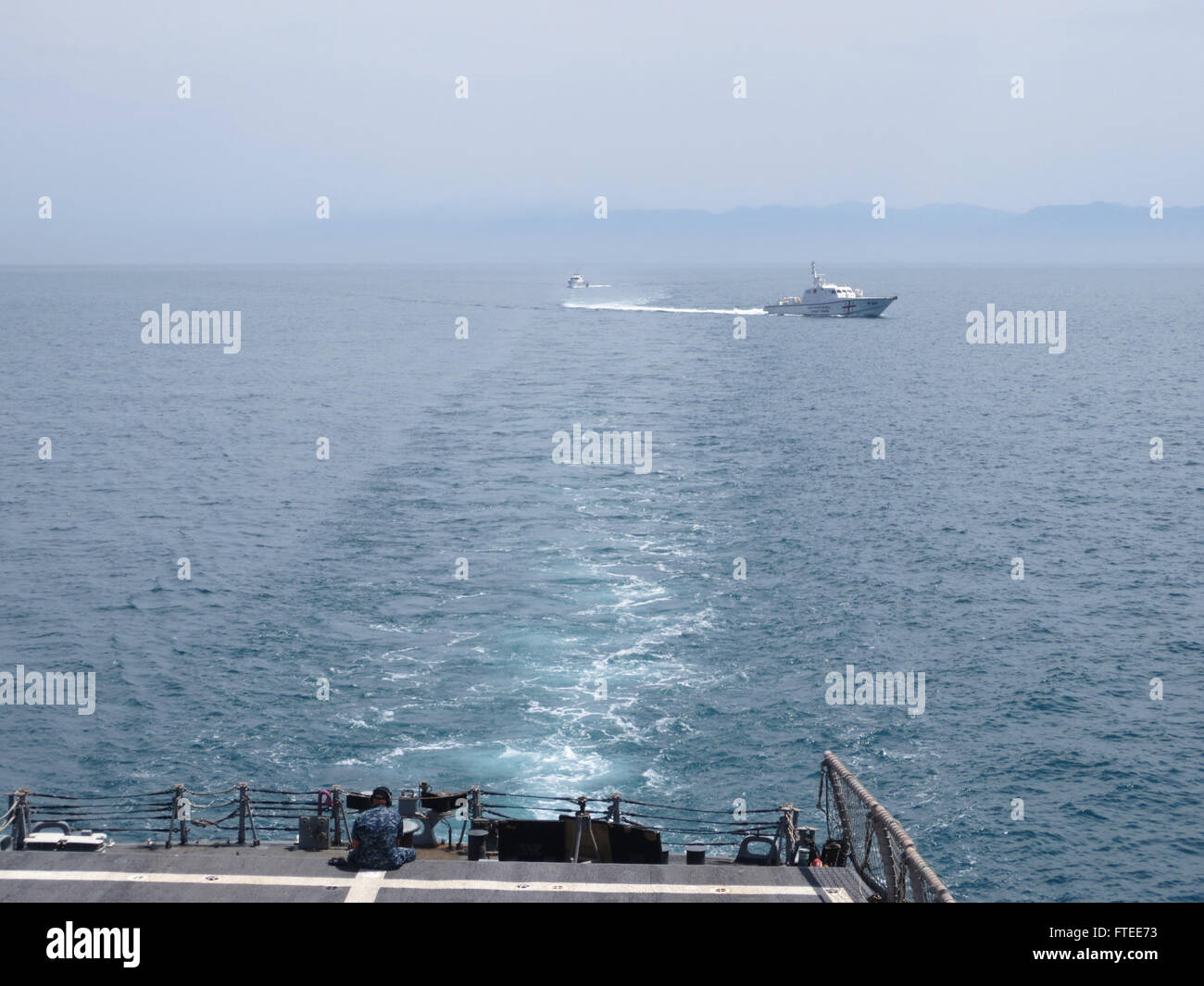On May 10, 2014, the USS Taylor (FFG 50) conducted tactical exercises ...