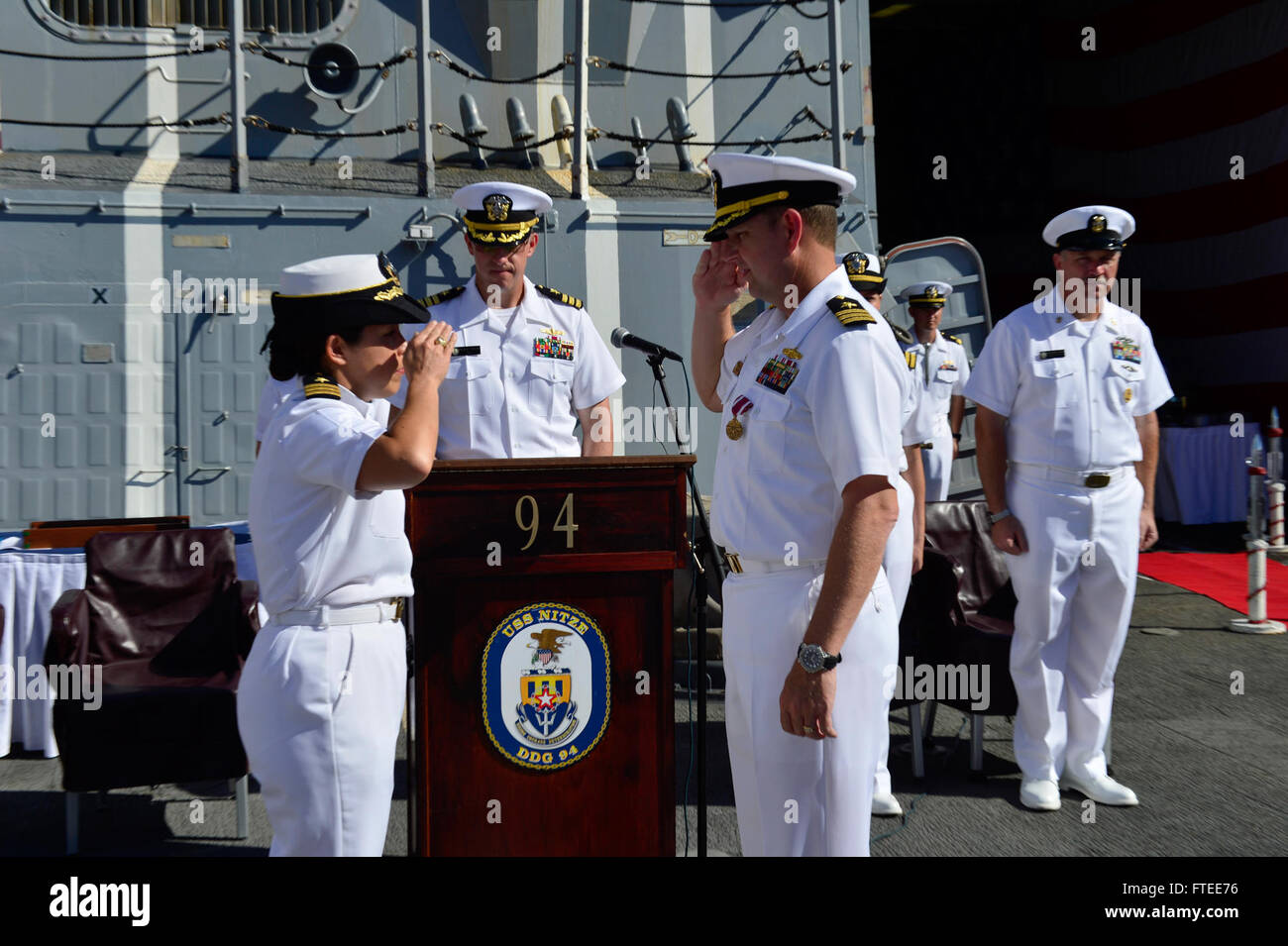 This photograph from May 11, 2014, captures Cmdr. Michelle Nakamura ...