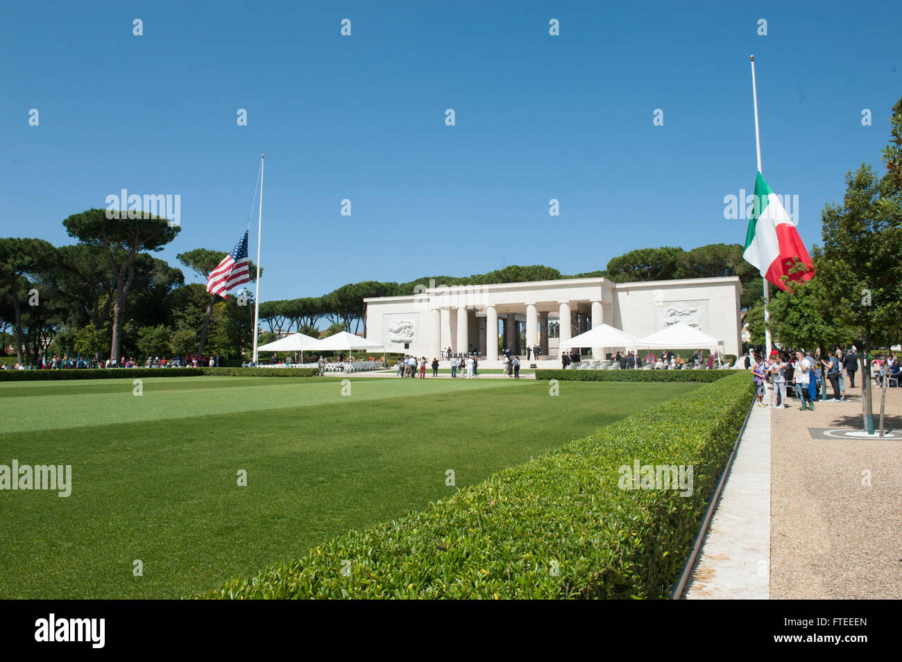 Rome sicily american cemetery hi-res stock photography and images - Alamy