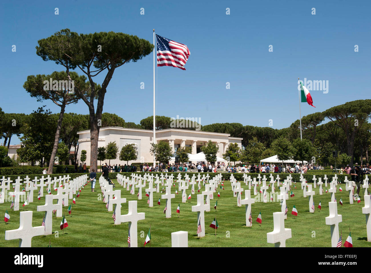 Sicily Rome American Cemetery High Resolution Stock Photography and ...