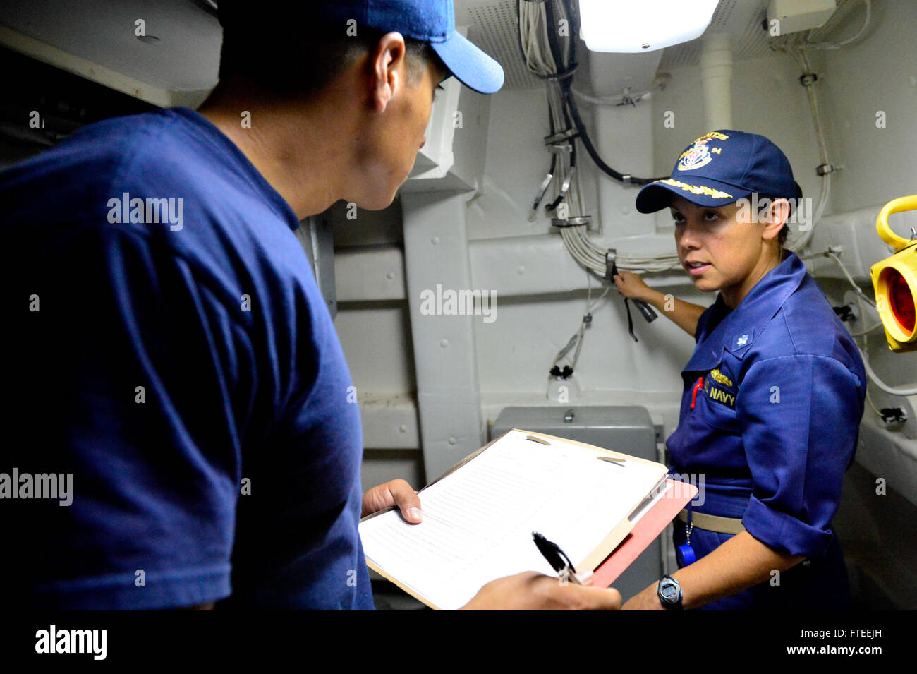 Fire officer inspection hi-res stock photography and images - Alamy