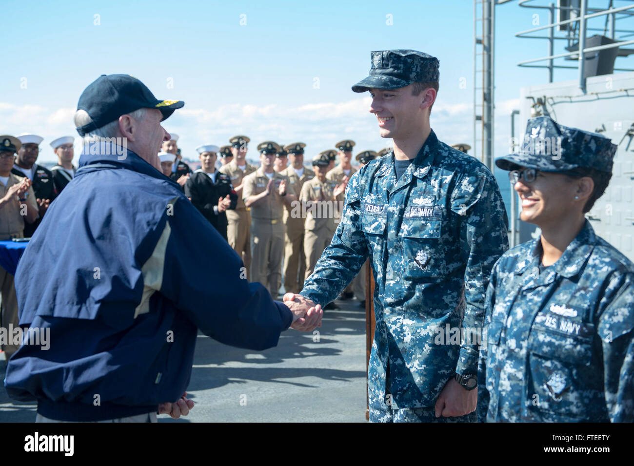 Secretary of the Navy Ray Mabus visits the USS Mount Whitney (LCC 20 ...