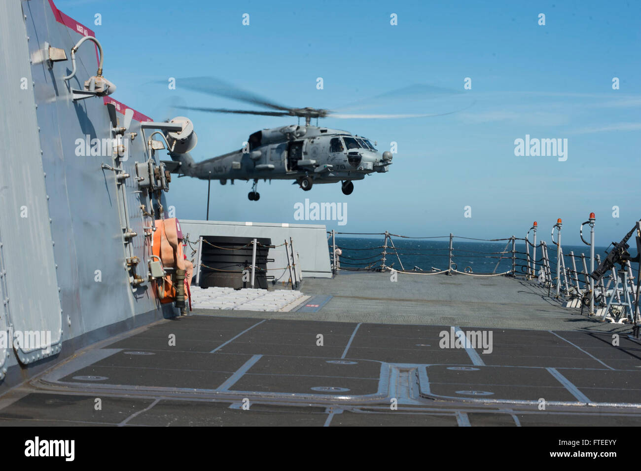 An MH-60R helicopter from Helicopter Maritime Strike Squadron (HSM) 72 ...