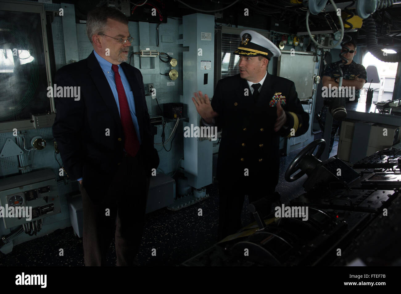 Cmdr. Brian Diebold, commanding officer of USS Oscar Austin (DDG 79 ...