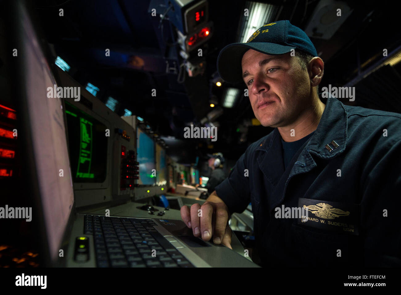 140710-N-KE519-019 BLACK SEA (July 10, 2014) - Lt. Edward Suders, air ...