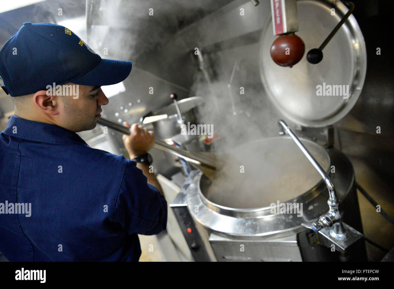 Culinary Specialist 3rd Class Corey Bernstein aboard the USS Nitze (DDG ...