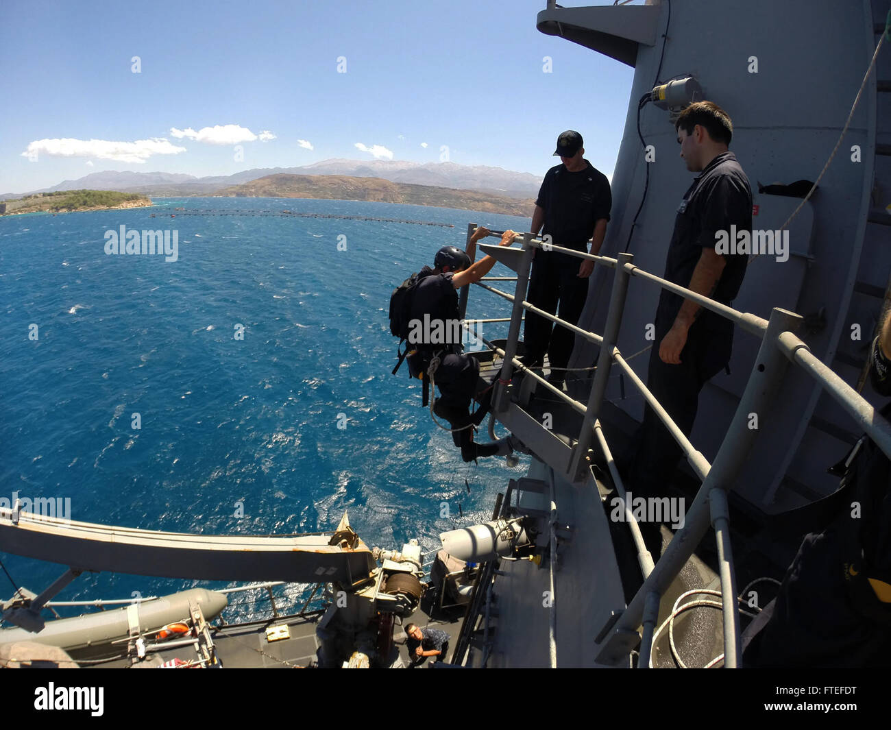 On July 15, 2014, a visit, board, search, and seizure (VBSS) team ...